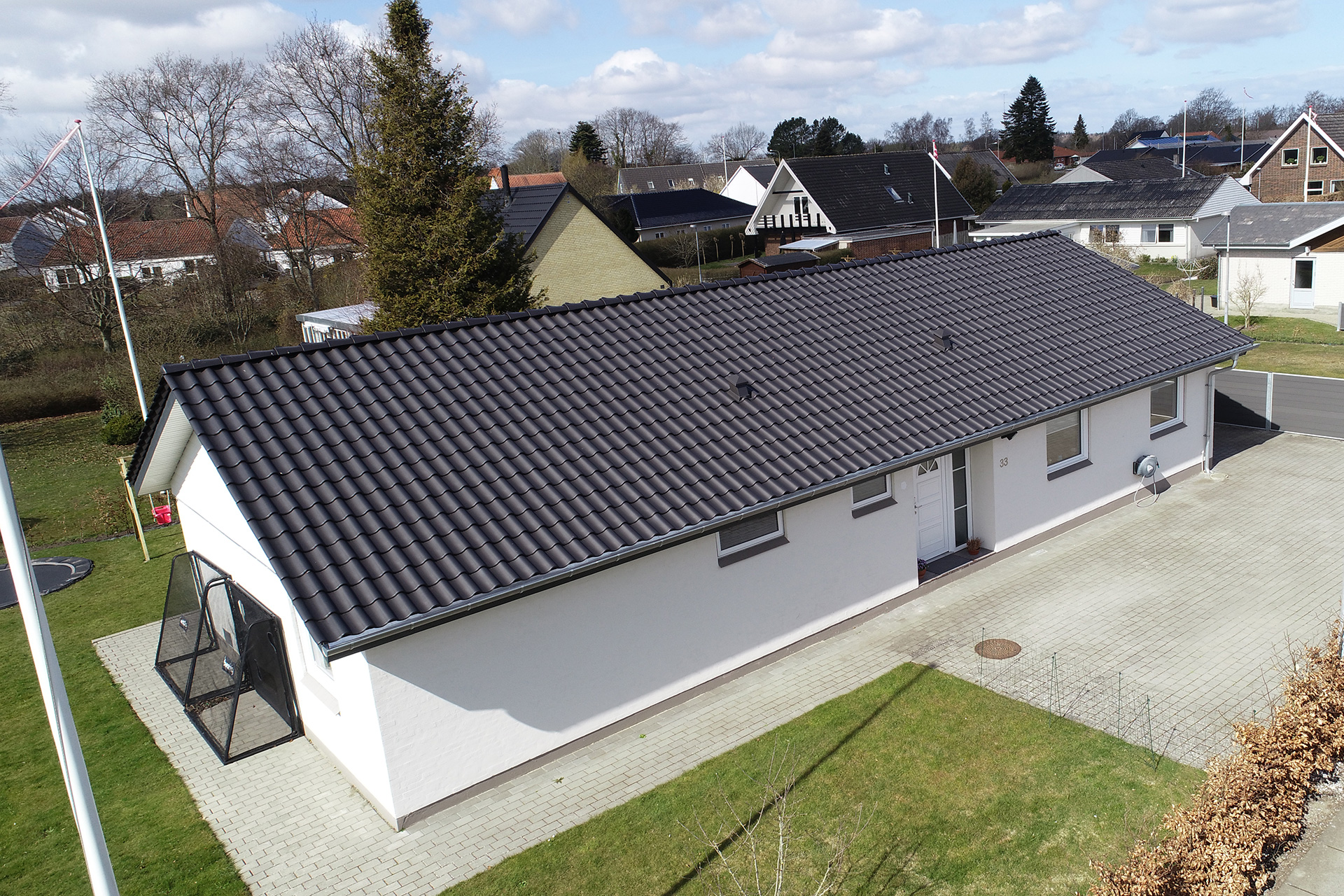 Tegltag til parcelhus fra 70'erne - LB Tag